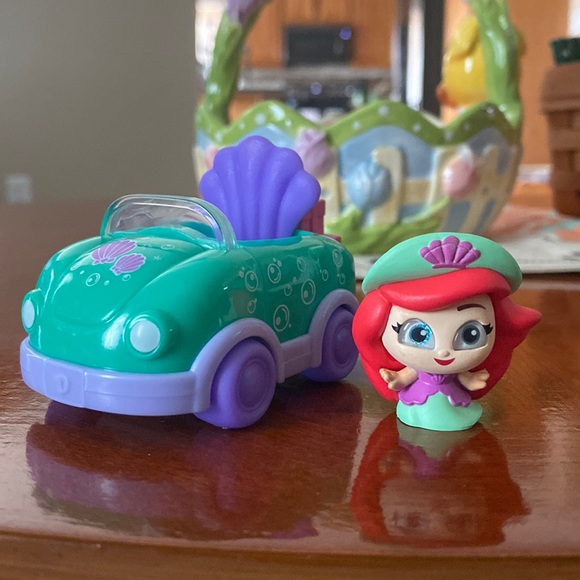Disney | Toys | Disney Doorables Lets Go Vehicles Ariel | Poshmark